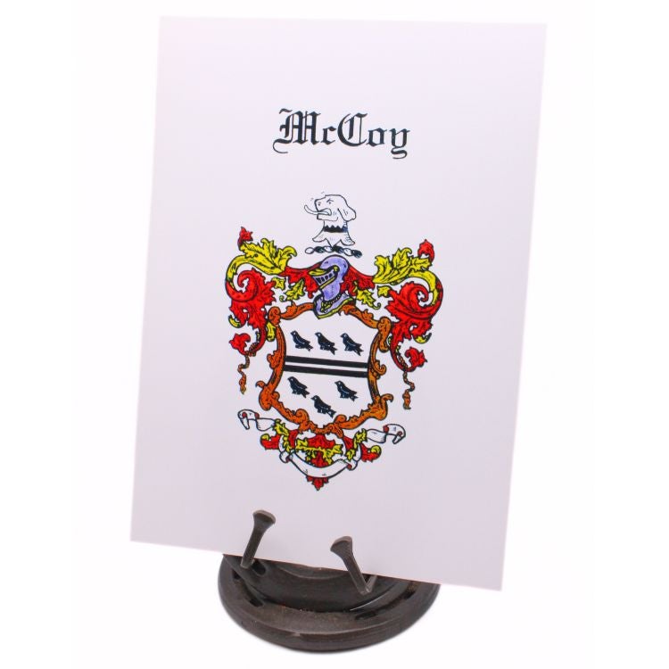 McCoy Family Crest Card | Pike County Tourism CVB